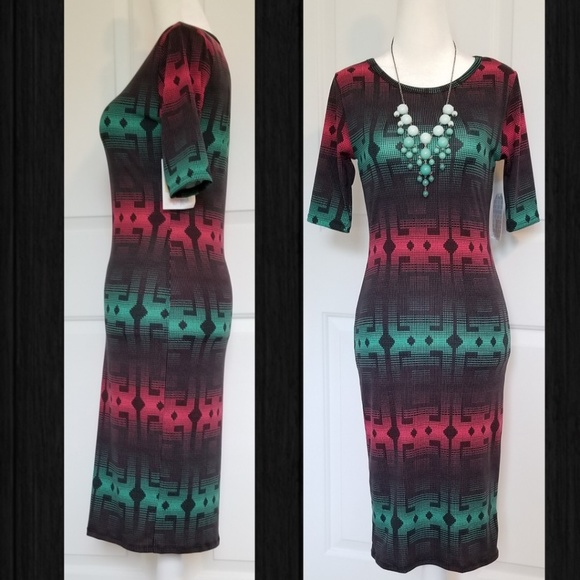 LuLaRoe | Dresses | Lularoe Julia Midi Dress Nwt | Poshmark